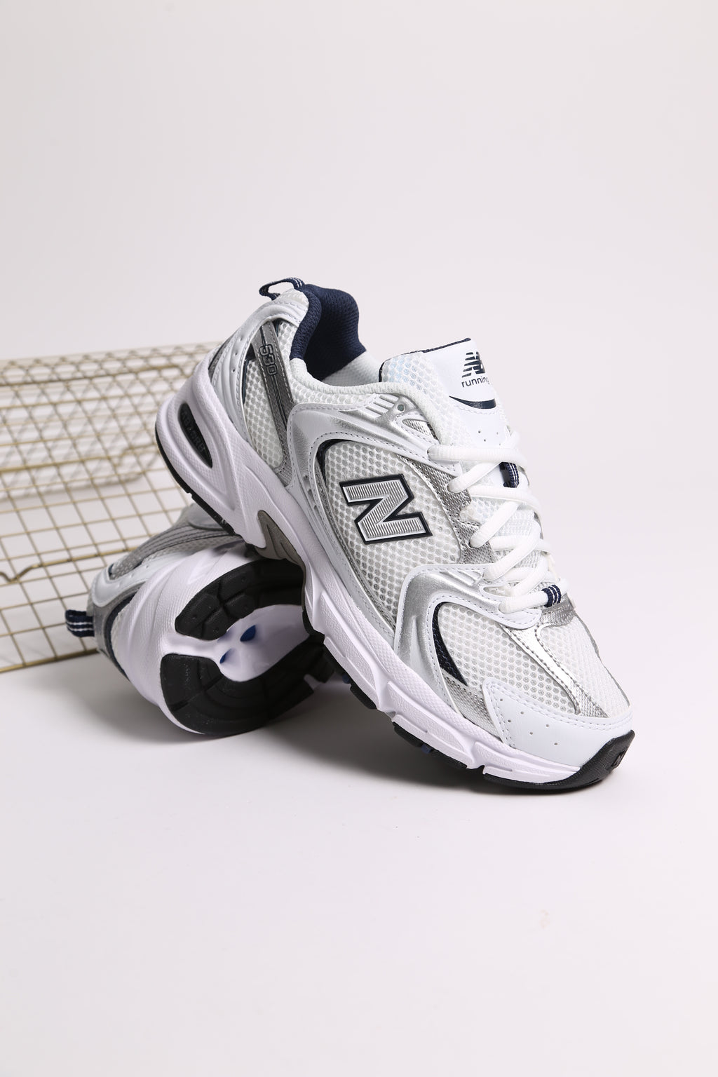 New Balance 530 SG - White Silver – Boutique Lacé